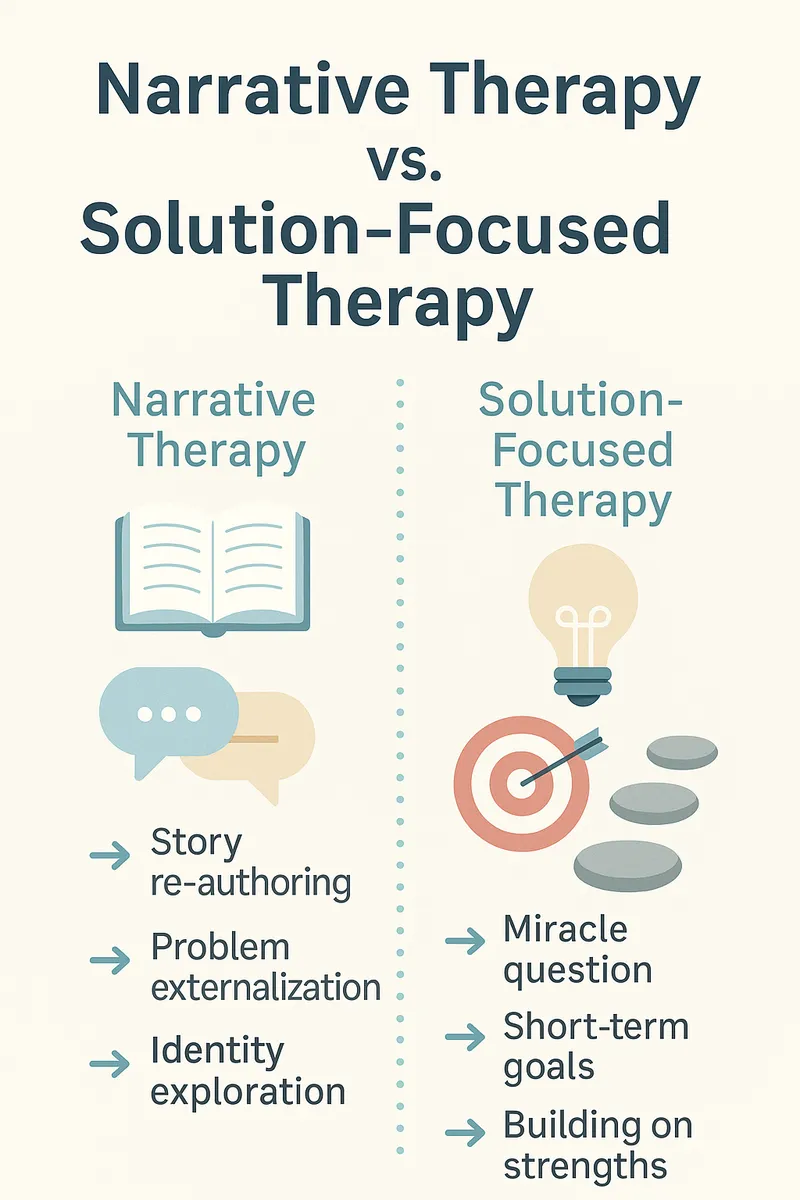 Narrative Therapy vs. Solution-Focused Therapy: Key Differences